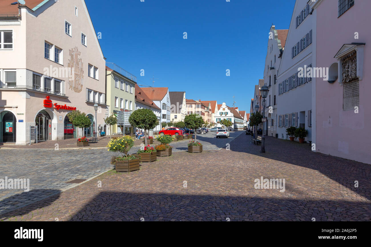 Aichach, little town in Germany Stock Photo - Alamy