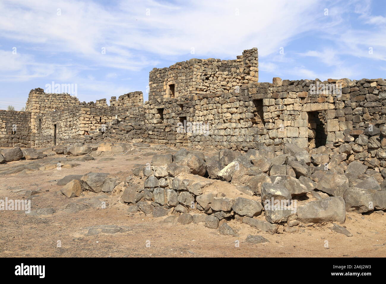 North side, Qasr Al Azraq, Roman period Desert Castle, Zarqa ...