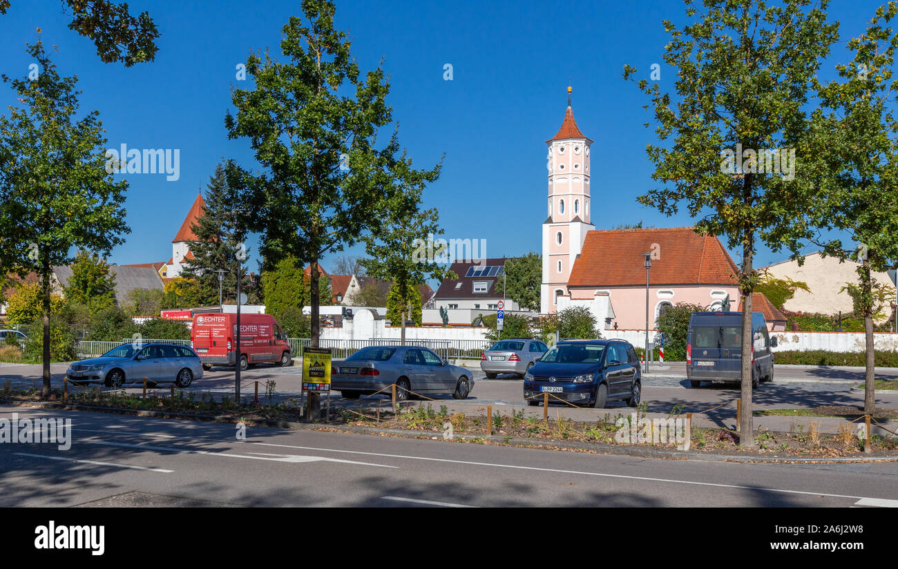 Aichach, little town in Germany Stock Photo - Alamy