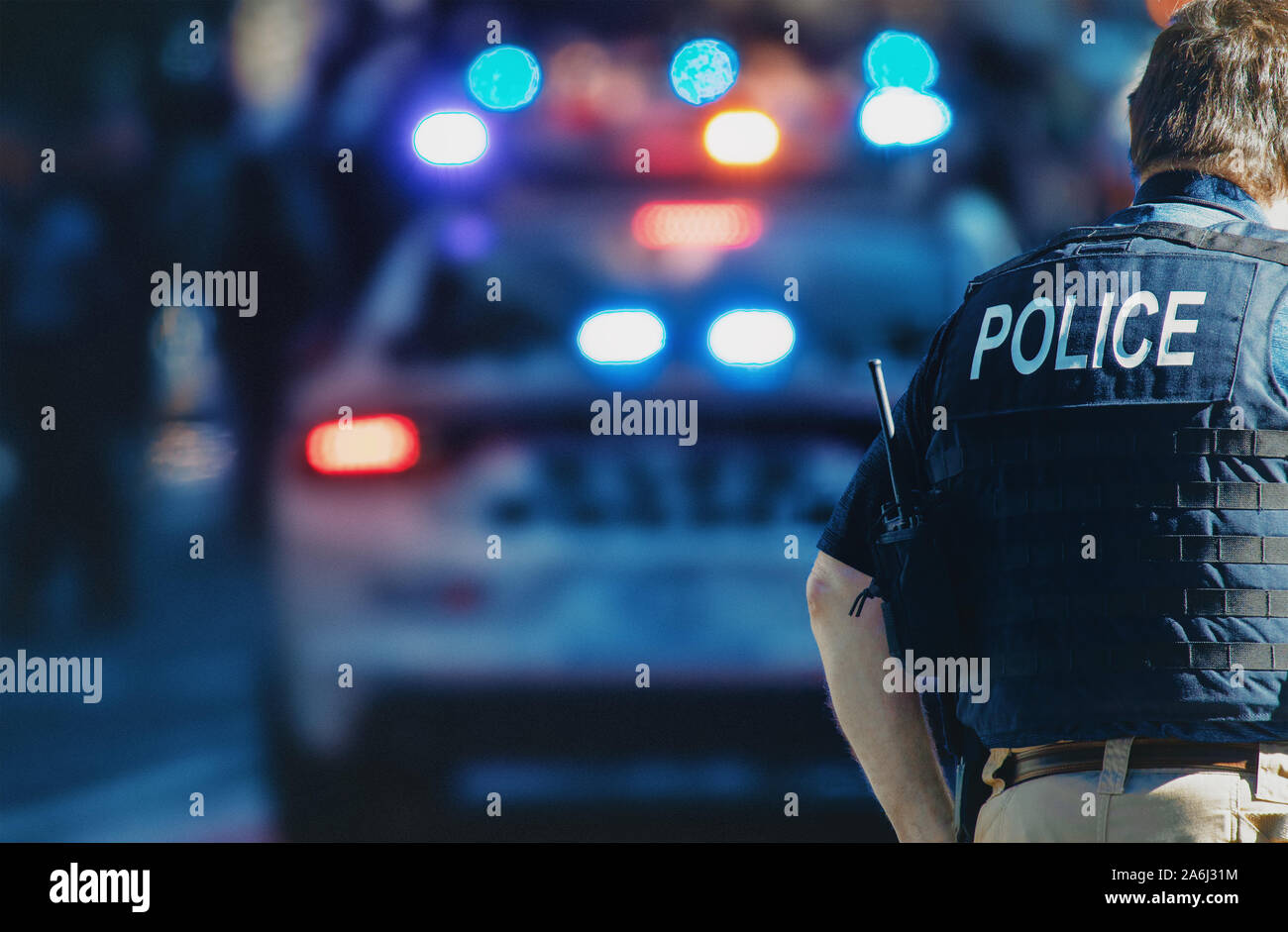 American policeman hi-res stock photography and images - Alamy