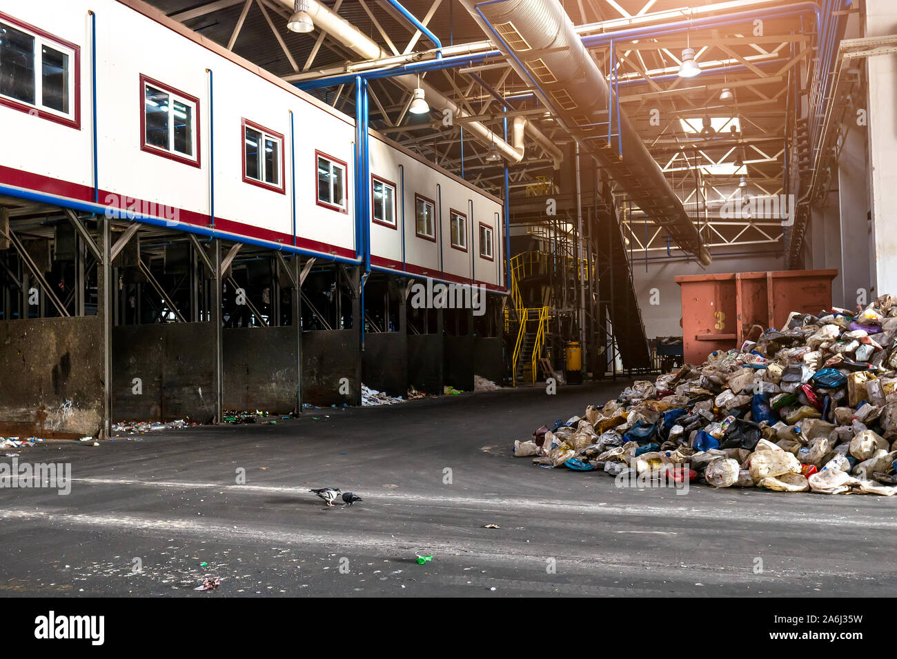 Conveyor for sorting garbage hi-res stock photography and images - Alamy