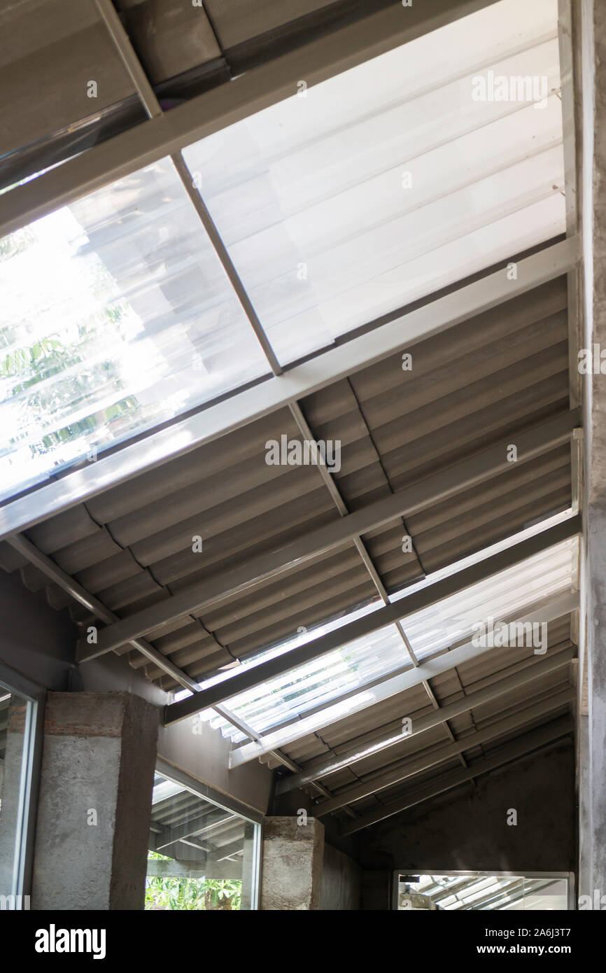 Minimal styled roof of coffee shop shop, stock photo Stock Photo - Alamy