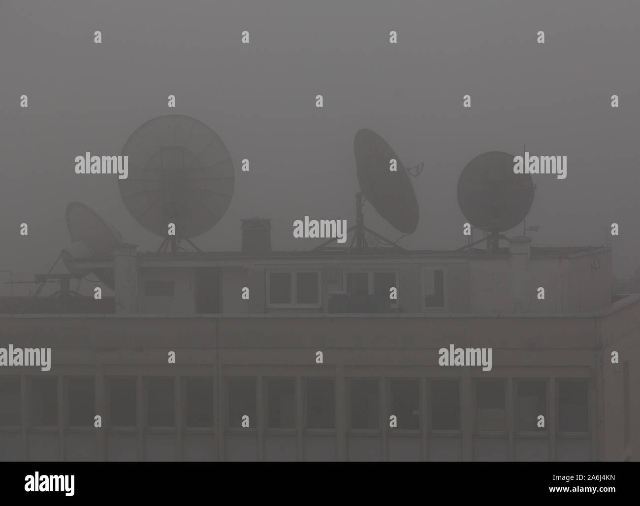 Heavy air pollution Stock Photo - Alamy