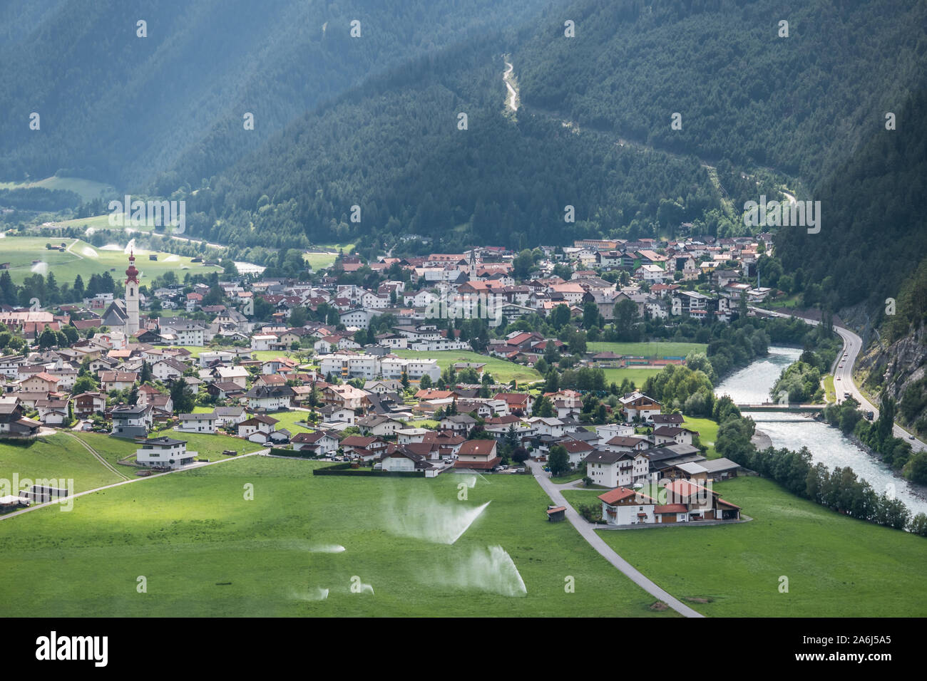 Reschen village hi-res stock photography and images - Alamy
