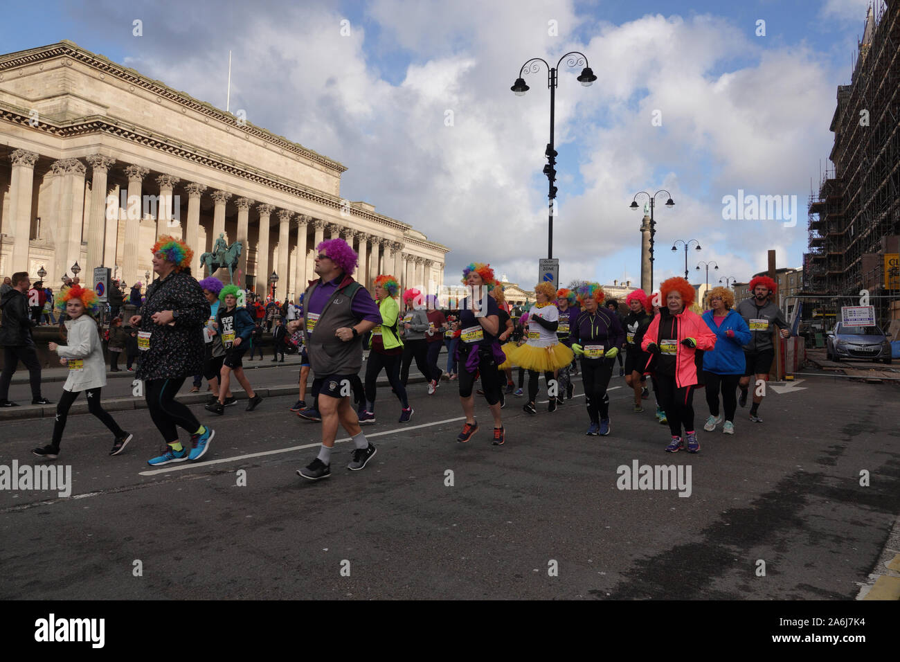Liverpool, UK. 27th October 2019. The Arriva Liverpool Scouse 5k fun ...