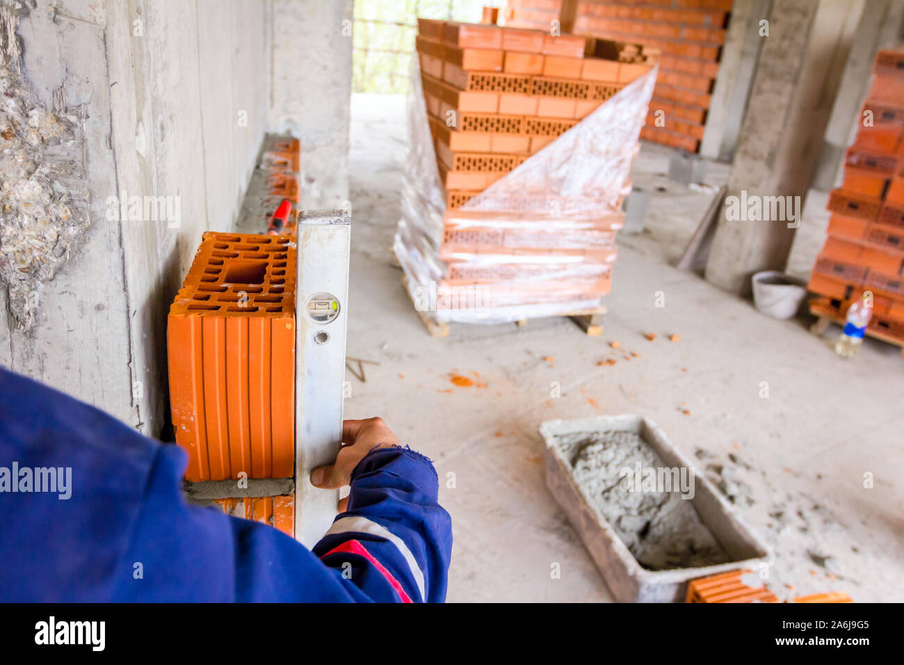 New engineering brick wall hi-res stock photography and images - Alamy