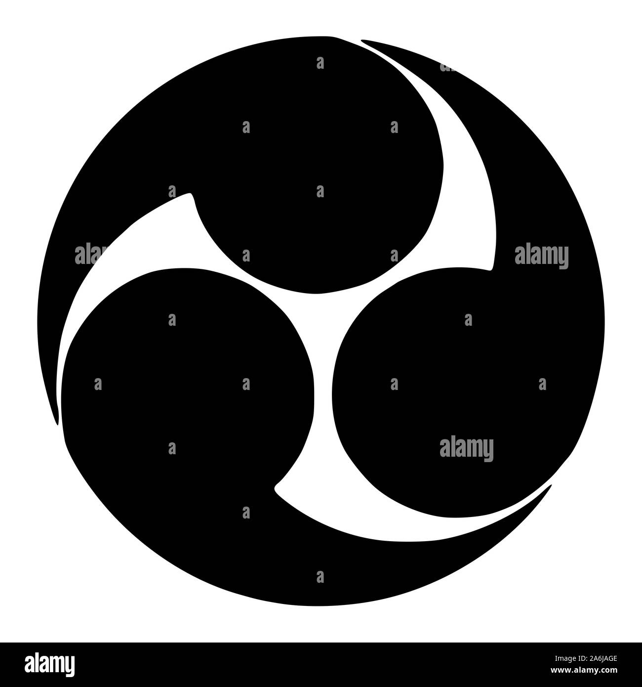 Tomoe symbol Black and White Stock Photos & Images - Alamy