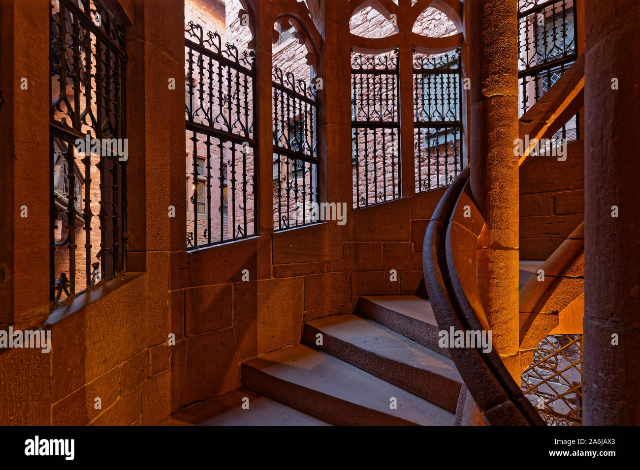 Travel stone stair medieval hi-res stock photography and images - Alamy