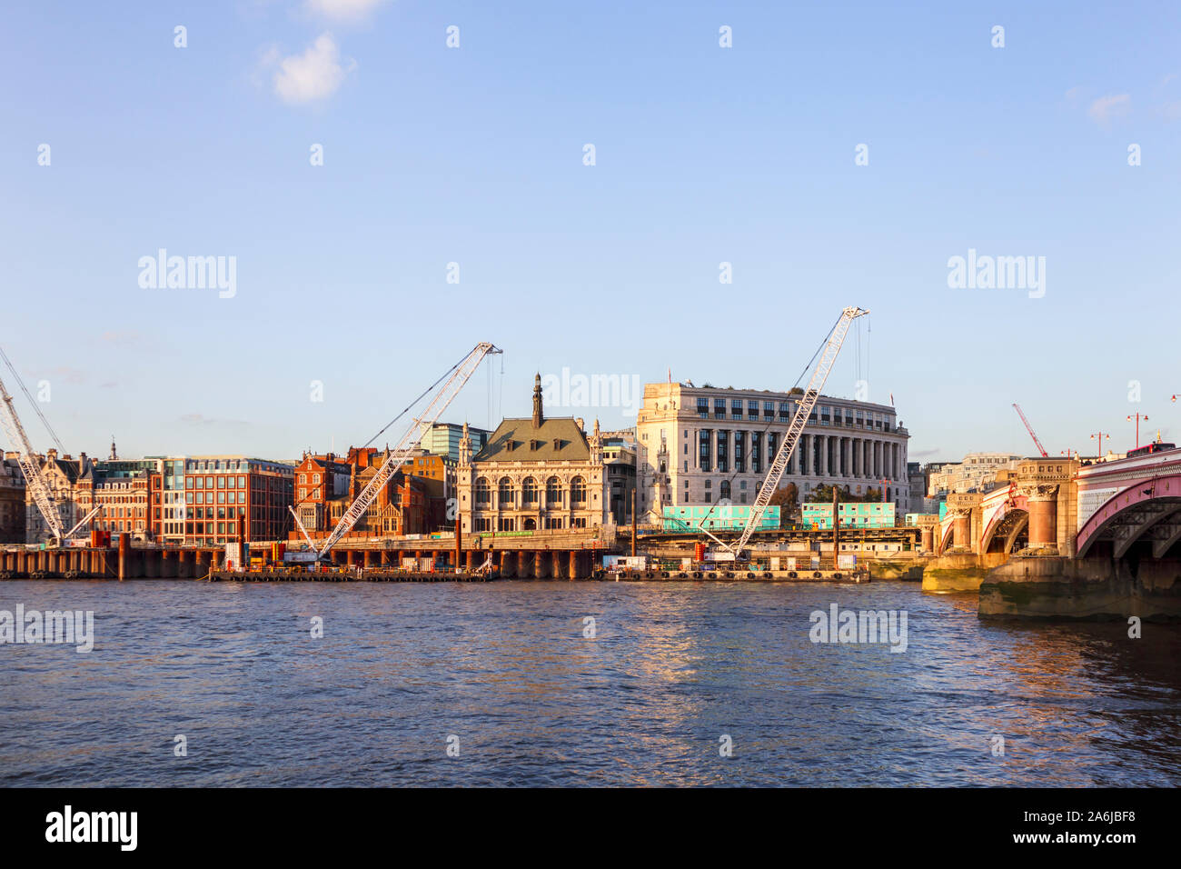 Blackfriars Bridge Foreshore development on the River Thames for the ...