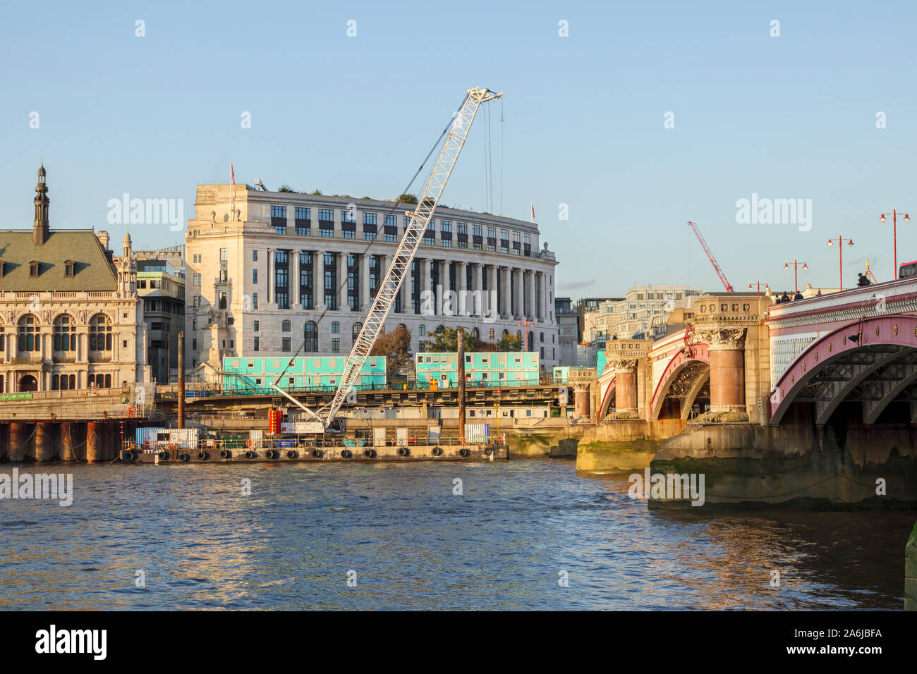 Blackfriars Bridge Foreshore development on the River Thames for the ...