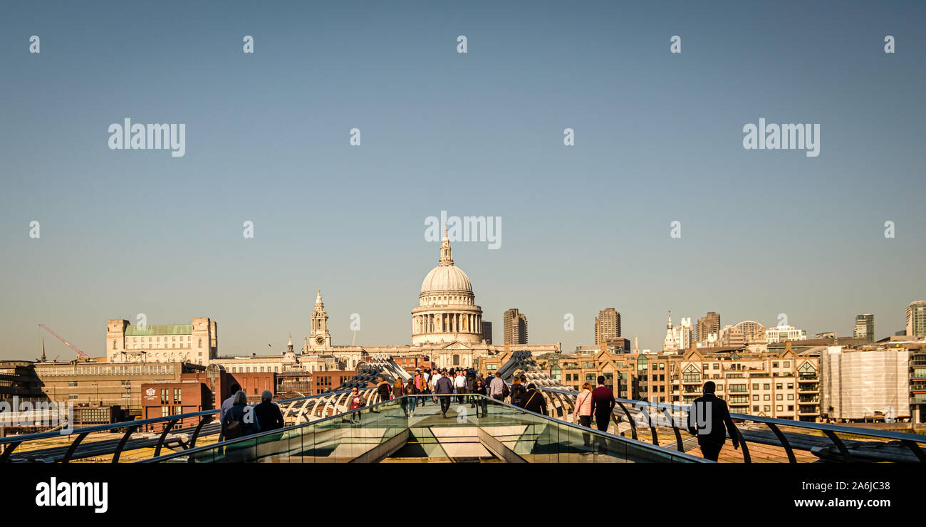 Business people walking over bridge hi-res stock photography and images ...