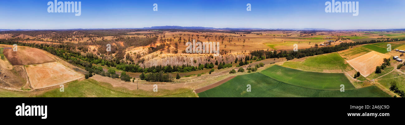 Drought horizon farm aerial hi-res stock photography and images - Alamy