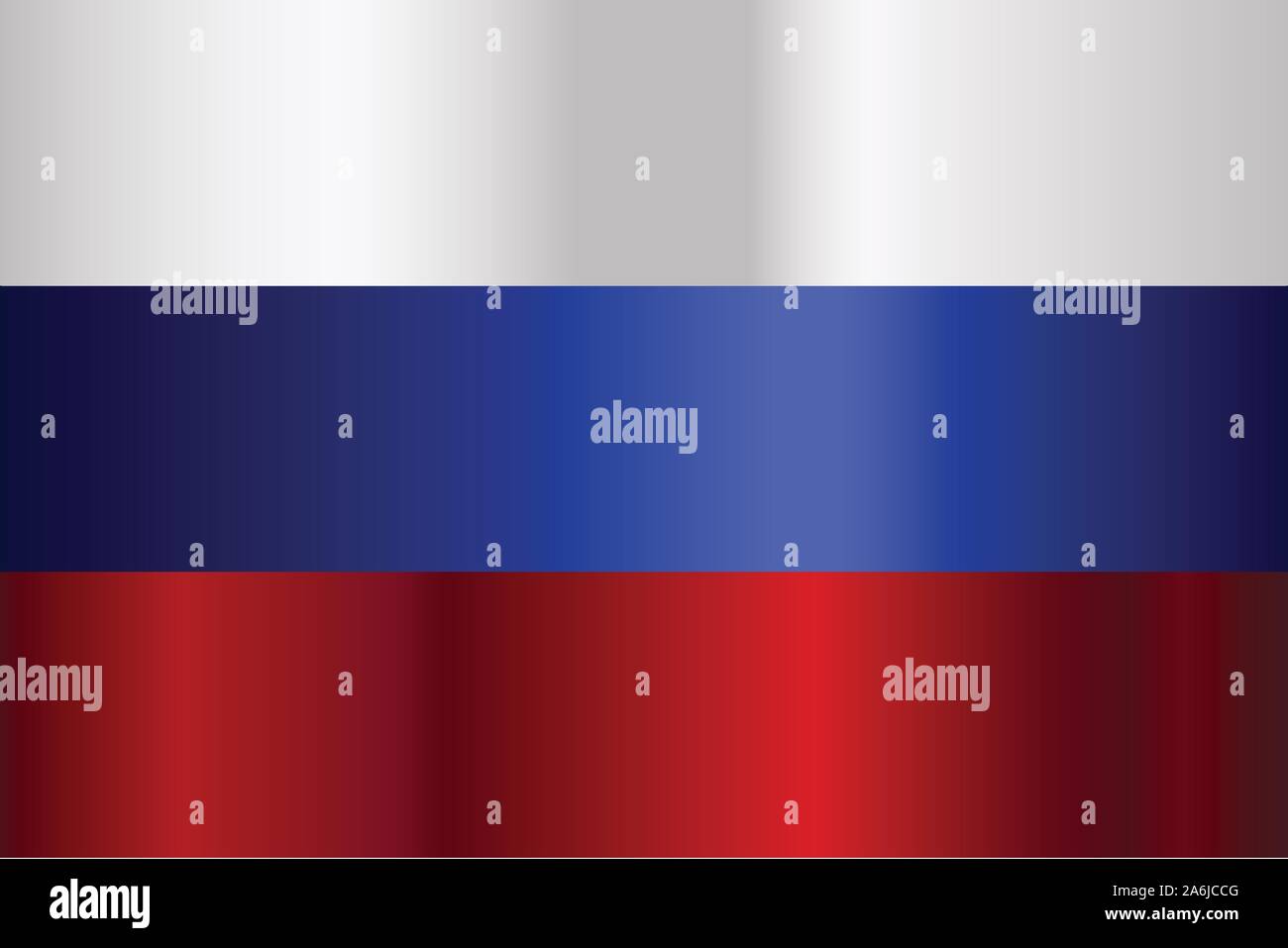 Modern red white and blue stripes of a Russian flag Stock Vector Image ...