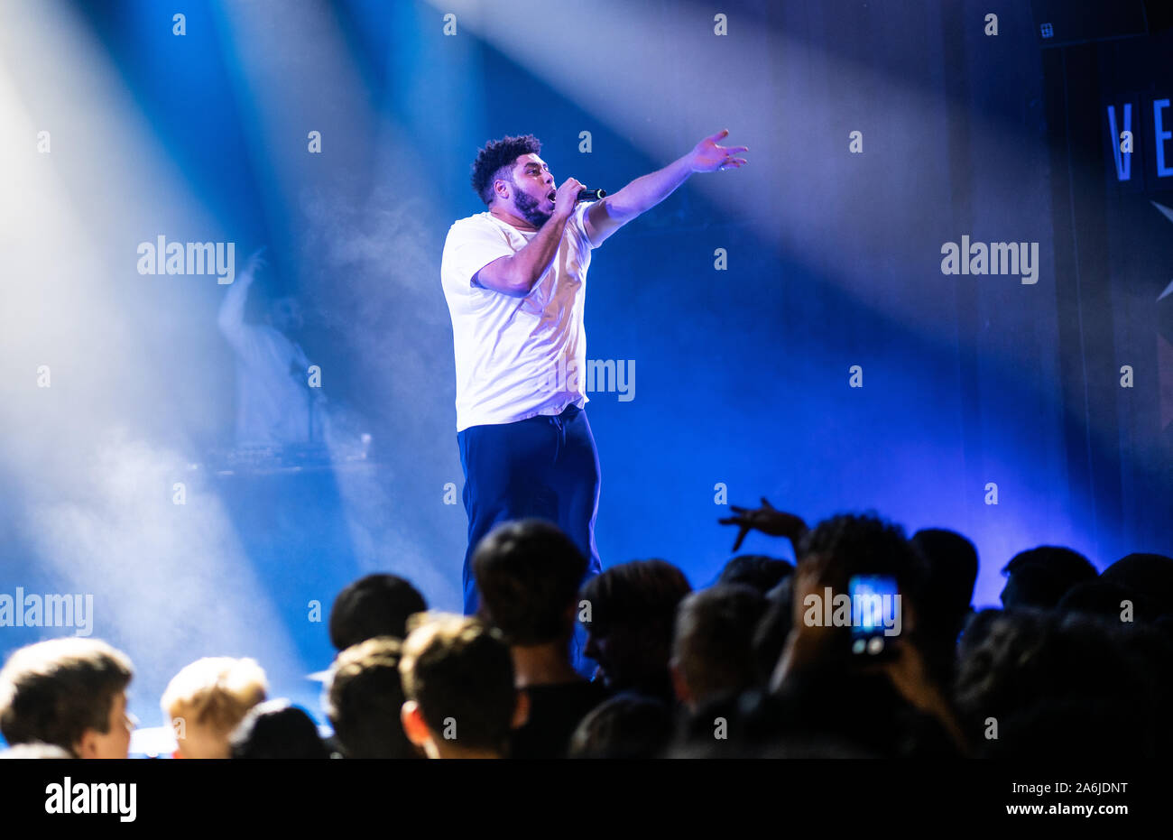 Copenhagen, Denmark. 25th, October 2019. The English rapper Big Zuu ...