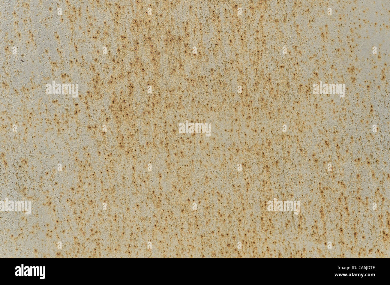 Rusty metal background. Sheet of metal painted with gray paint and ...