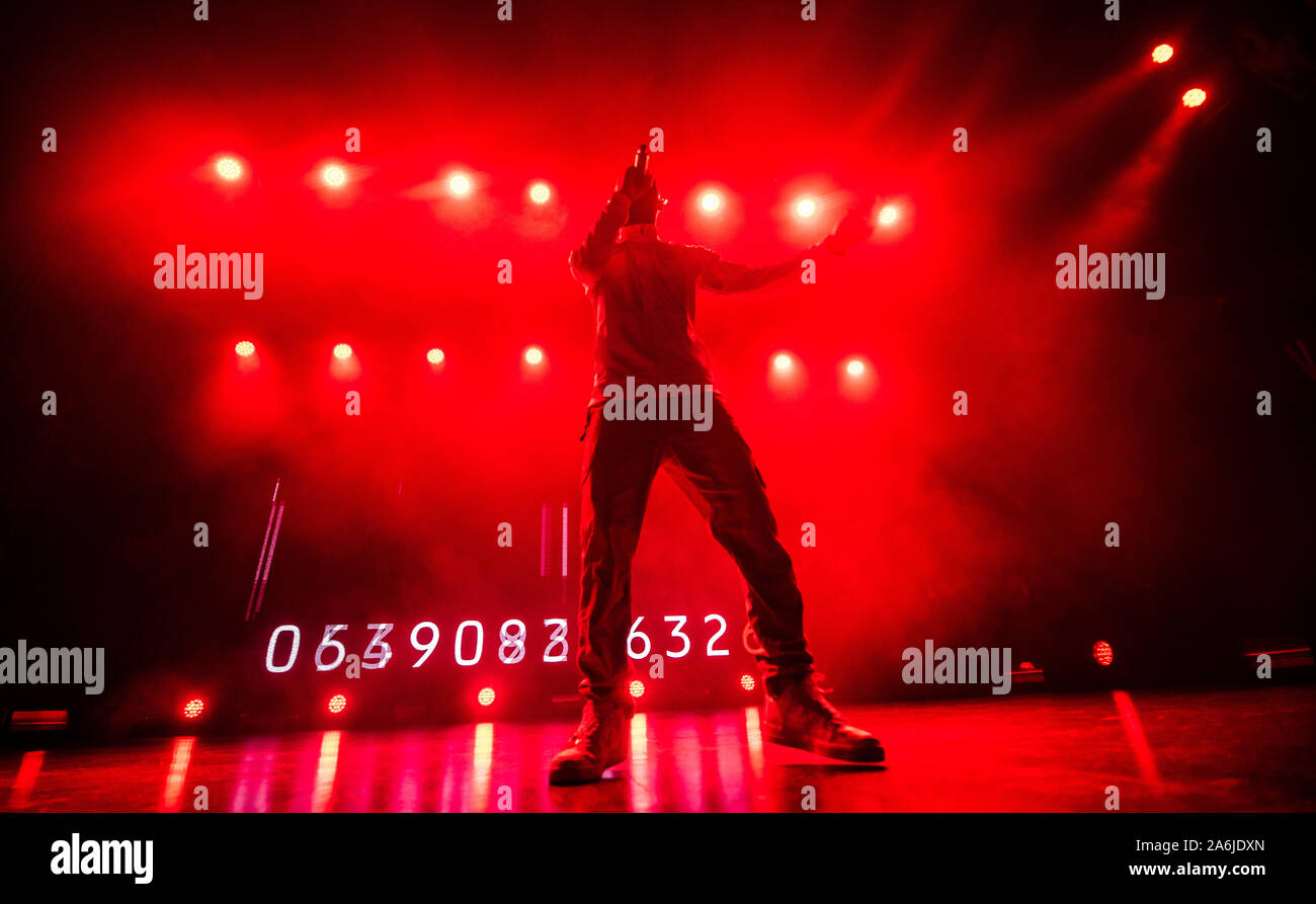 Copenhagen, Denmark. 25th, October 2019. The English singer and rapper ...