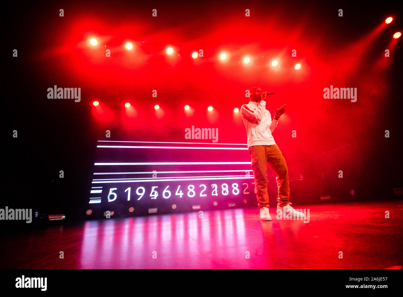 Copenhagen, Denmark. 25th, October 2019. The English singer and rapper ...