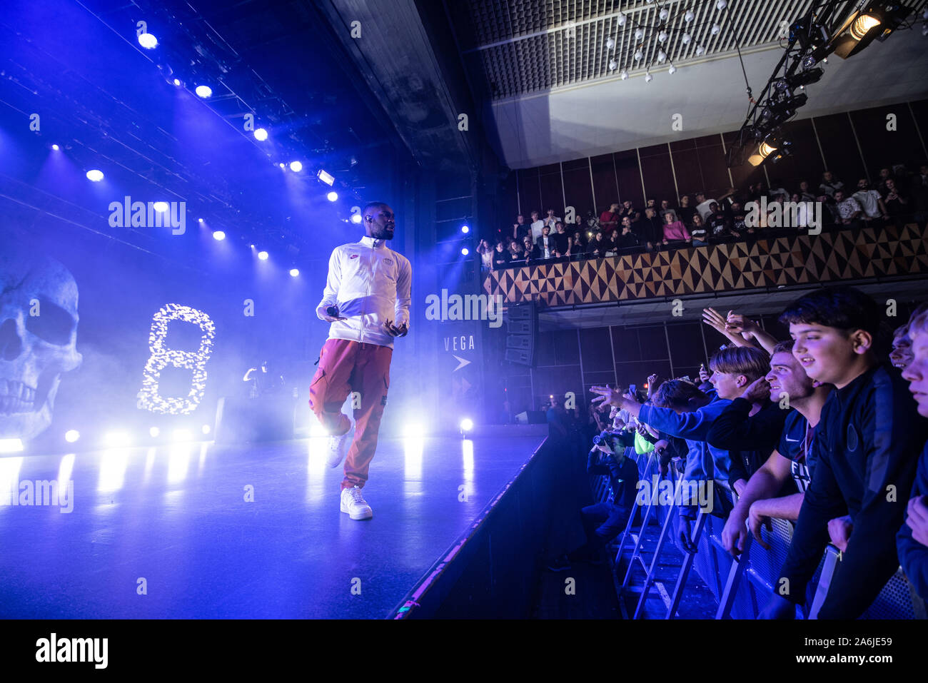 Copenhagen, Denmark. 25th, October 2019. The English singer and rapper ...