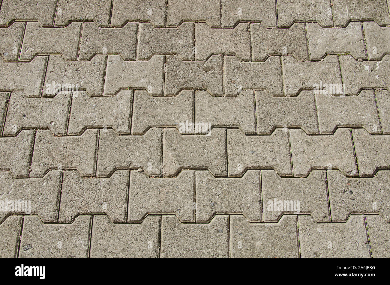 Concrete or cobble gray pavement slabs or stones for floor Stock Photo ...