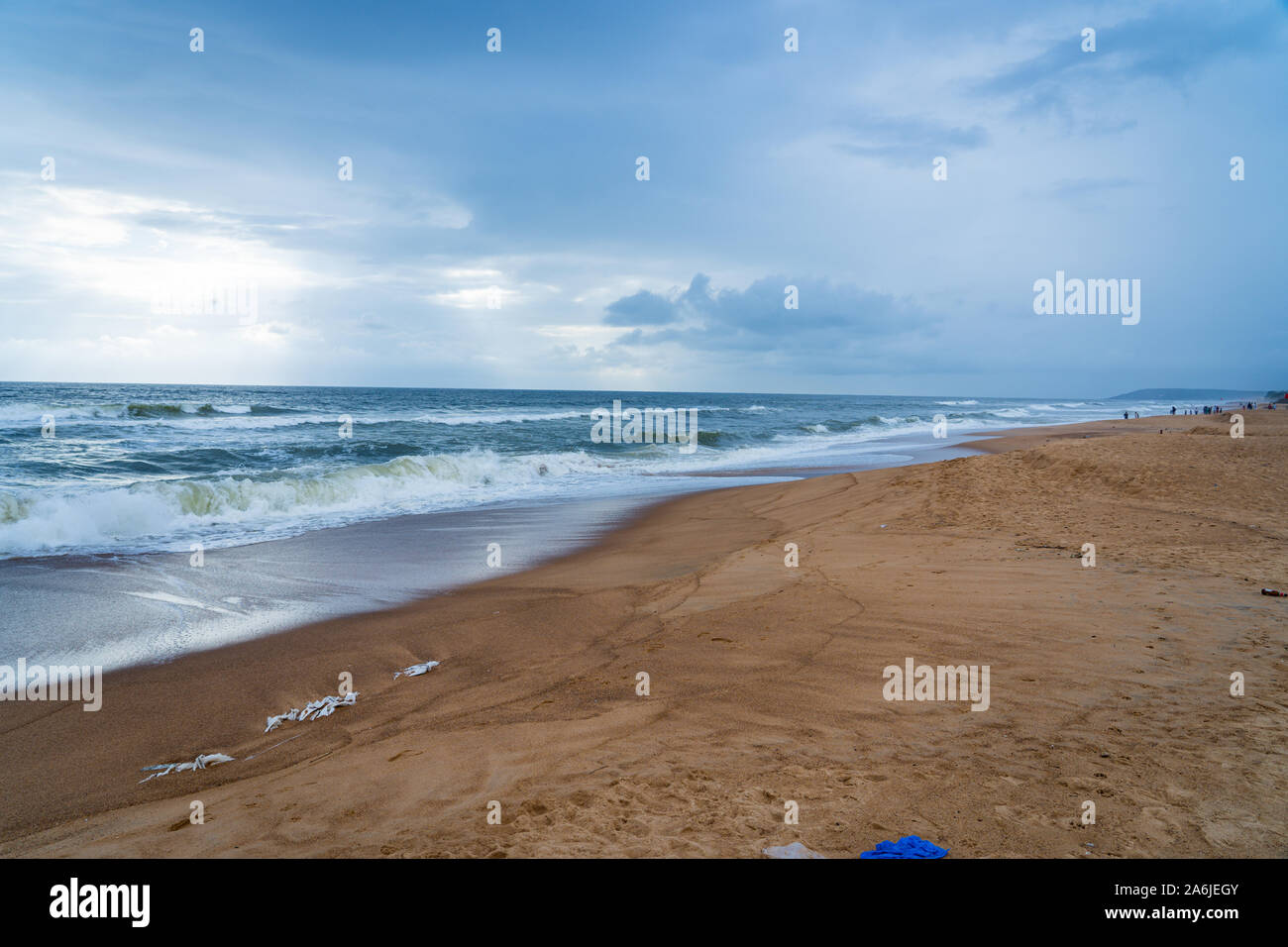 Candolim Beach during the monsoon Stock Photo - Alamy