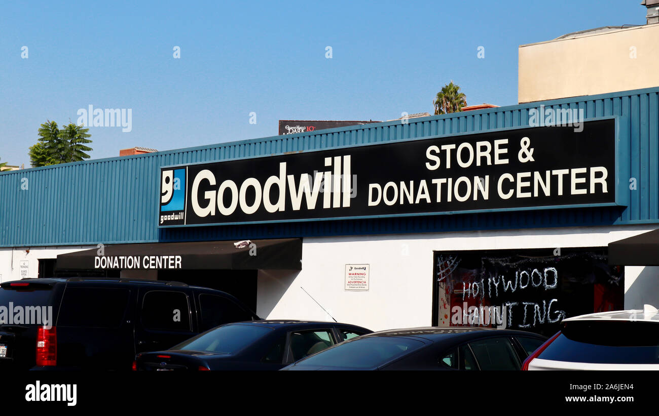 Goodwill Store & Donation Center. American nonprofit organization of ...