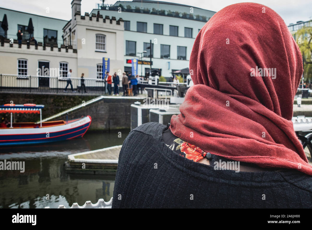 Muslim Girl Back View High Resolution Stock Photography and Images - Alamy