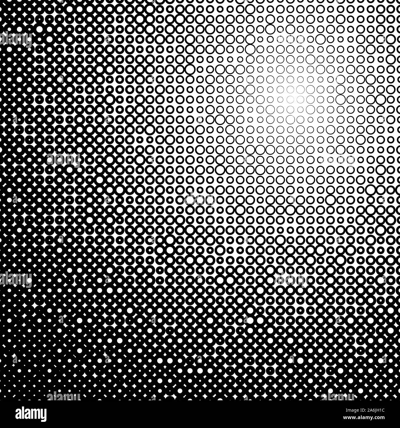 Background with gradient of black and white circles Stock Vector Image ...