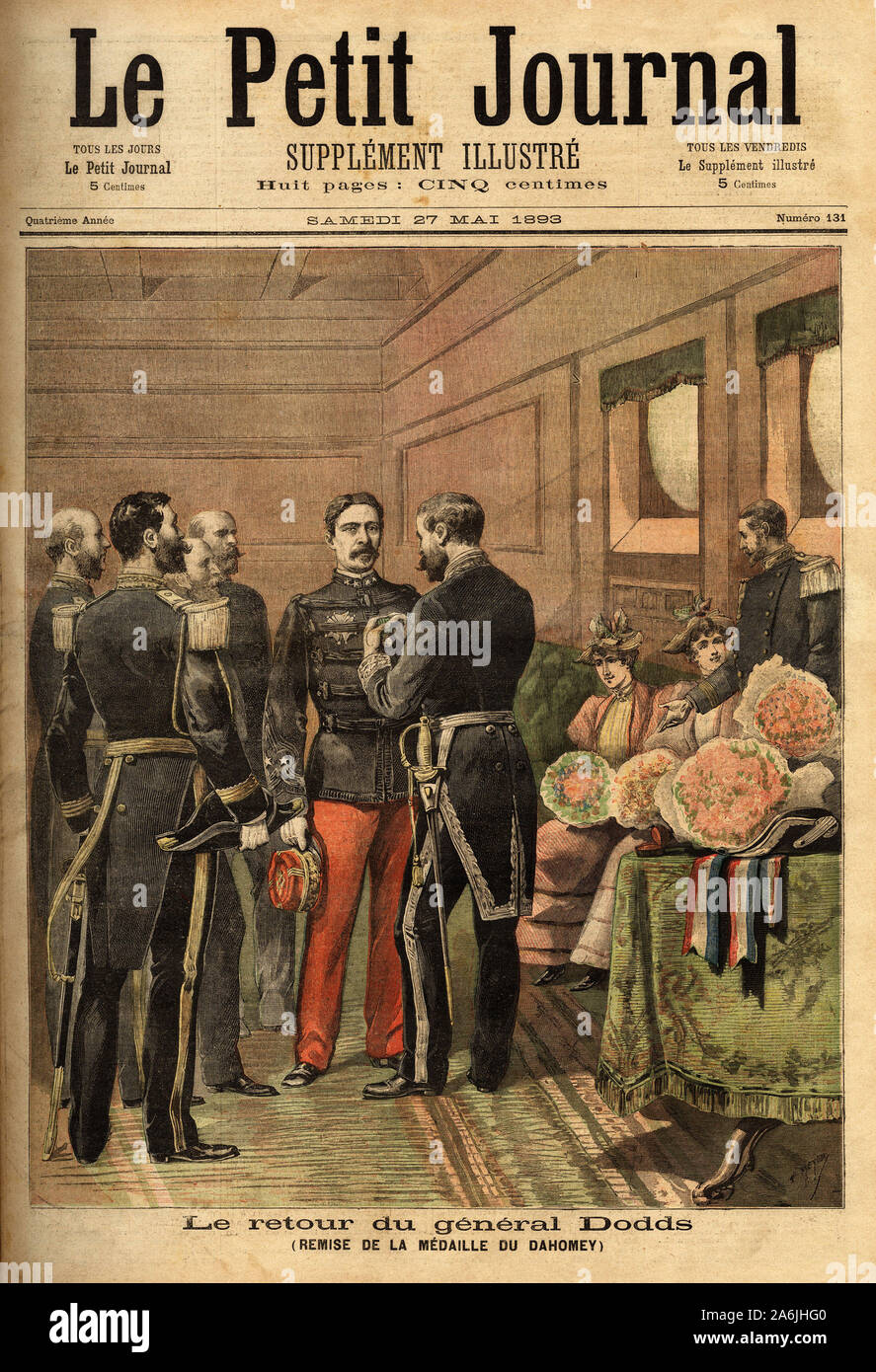 Le general Alfred Dodds (1842-1922), apres s'etre illustre lors de ...