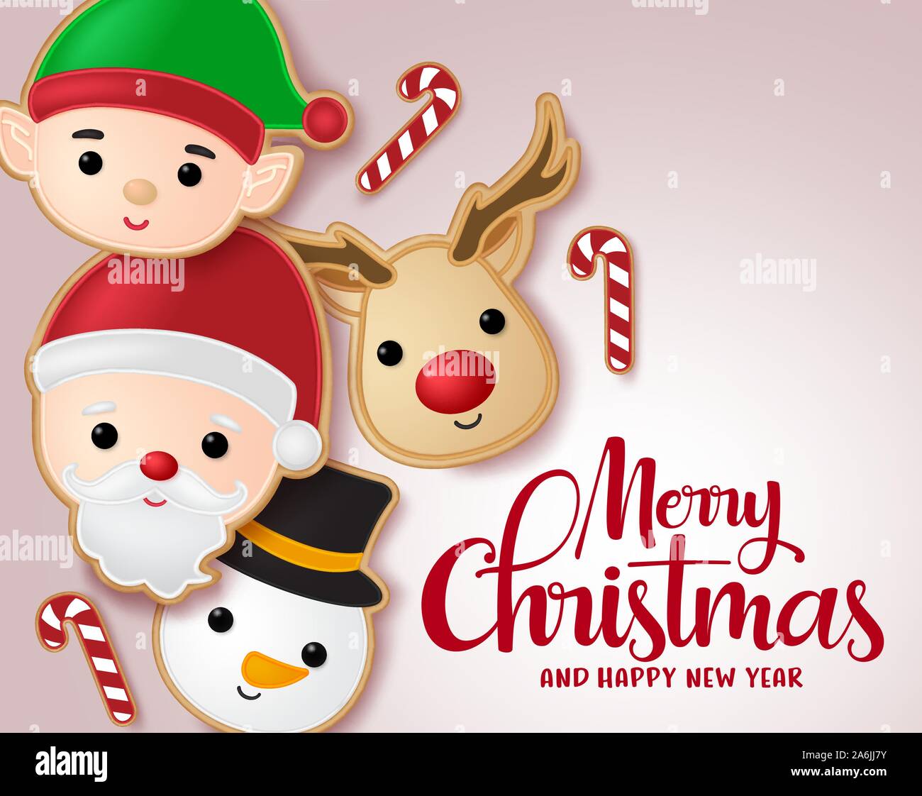 Gingerbread man banner Stock Vector Images - Alamy