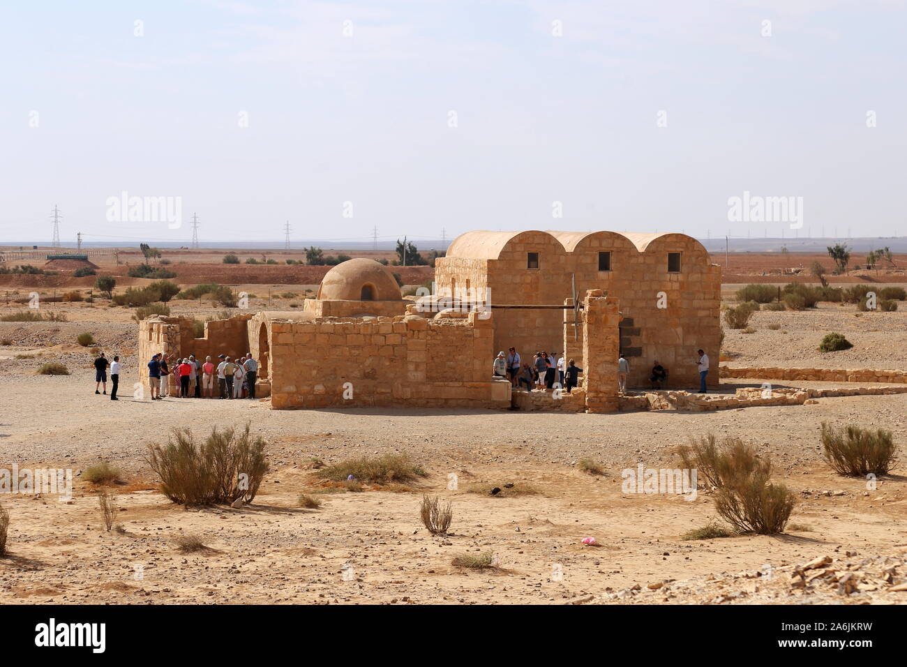 Qusayr (or Quseir) Amra, Umayyad period Desert Castle, UNESCO World ...