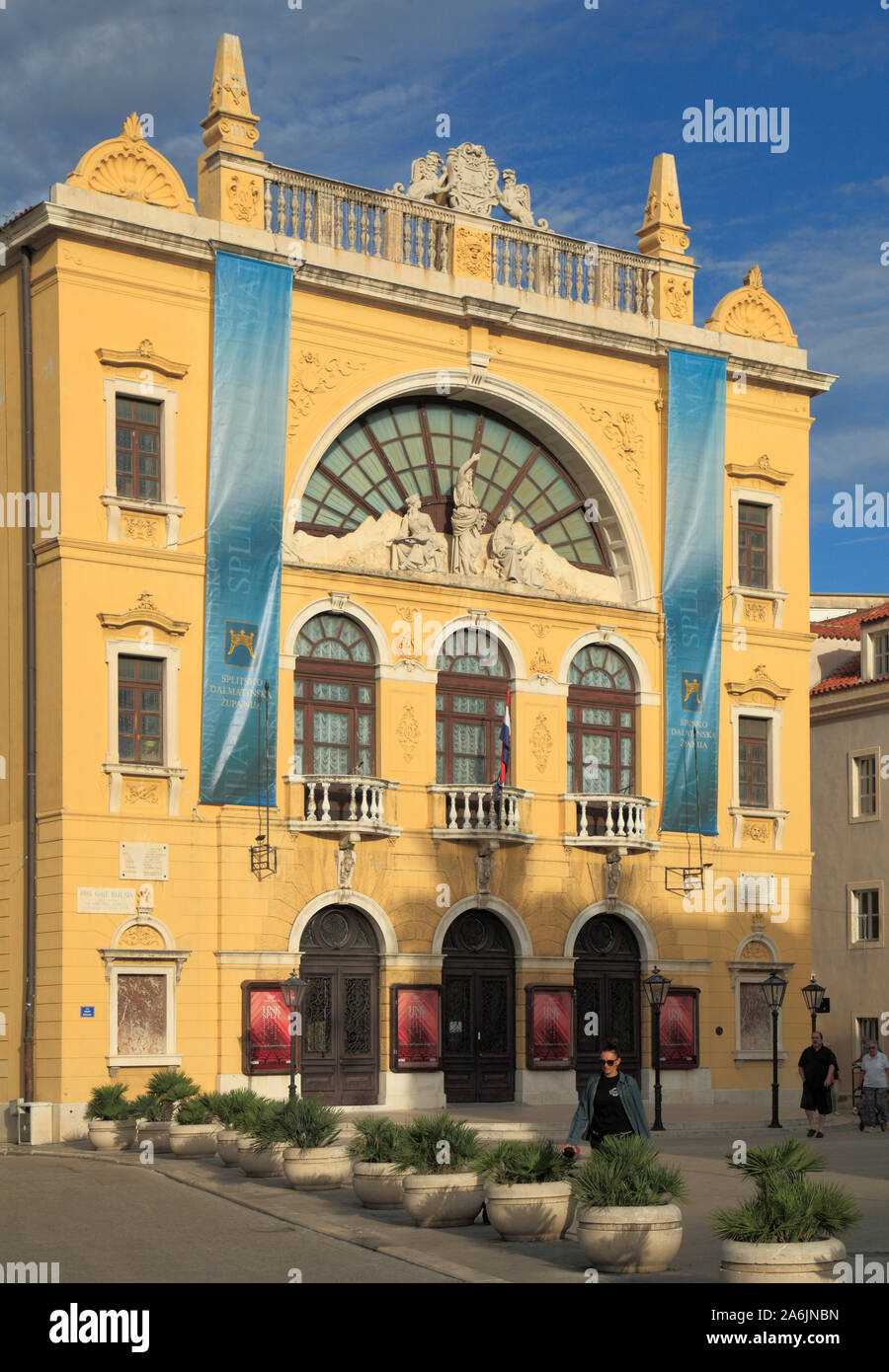 Croatia, Split, Croatian National Theatre Stock Photo - Alamy