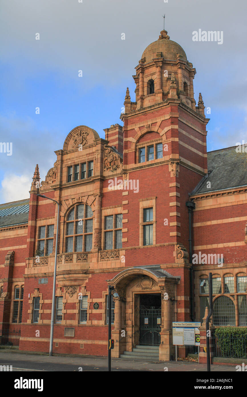 UK Barrow-In-Furness, Cumbria. The Nan Tait centre, Abbey Road. A grade ...
