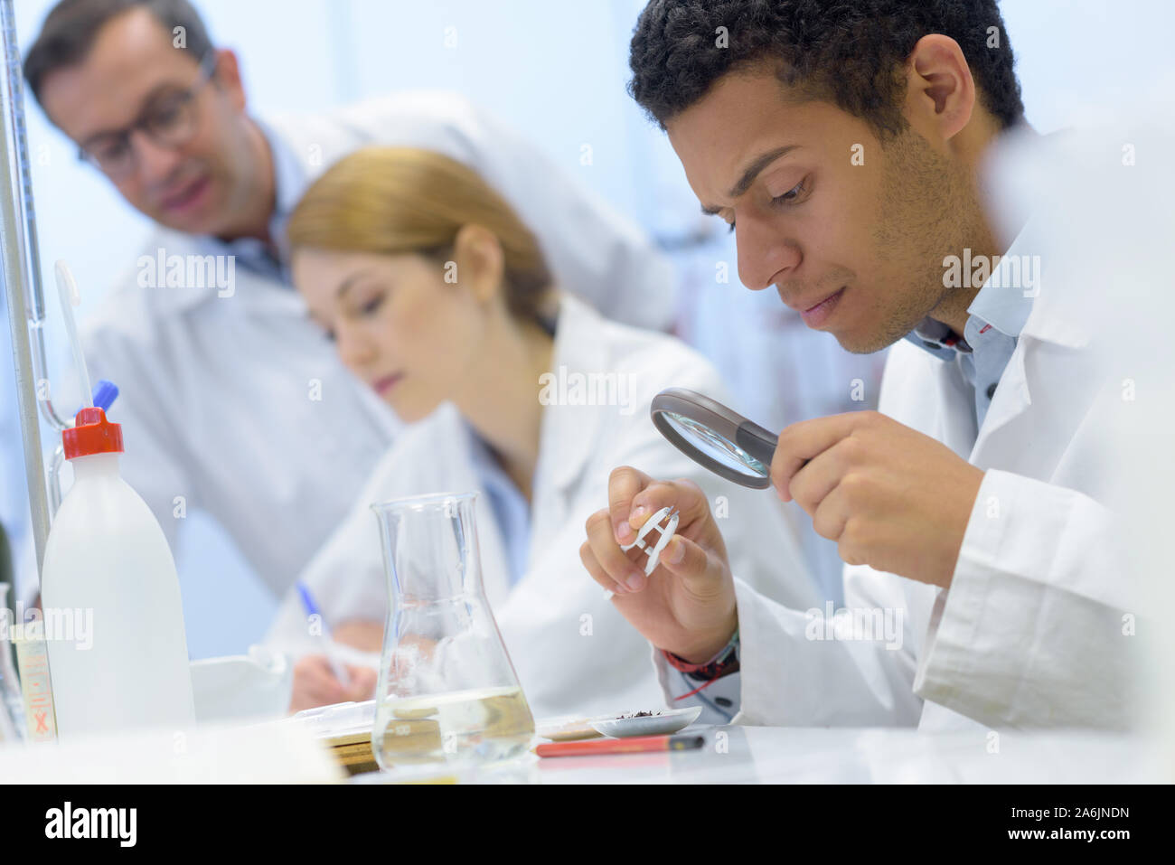 production quality inspectors at work Stock Photo - Alamy