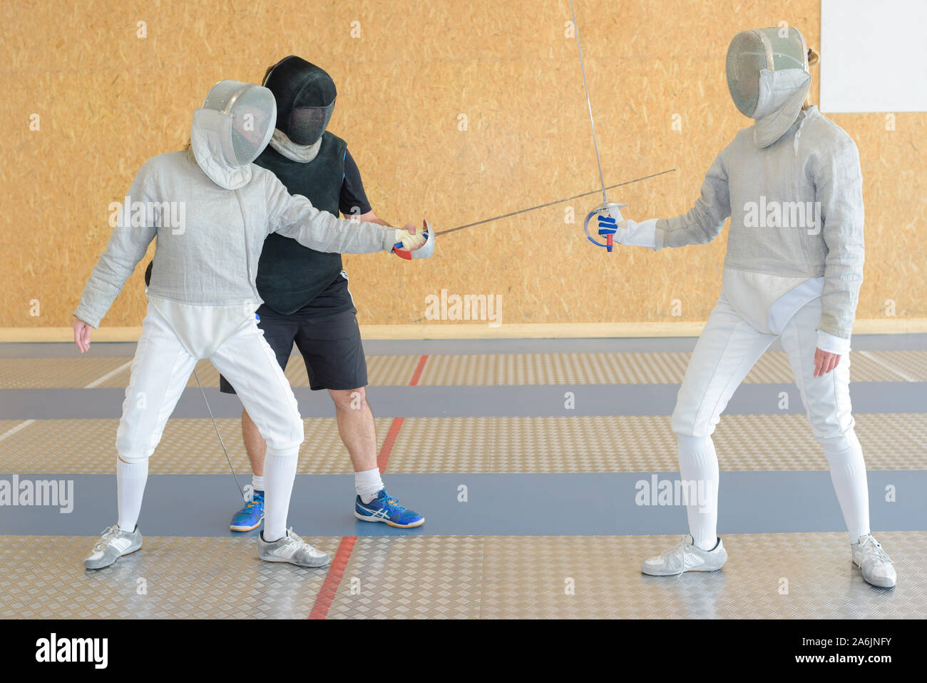 Fencing tournament hi-res stock photography and images - Alamy