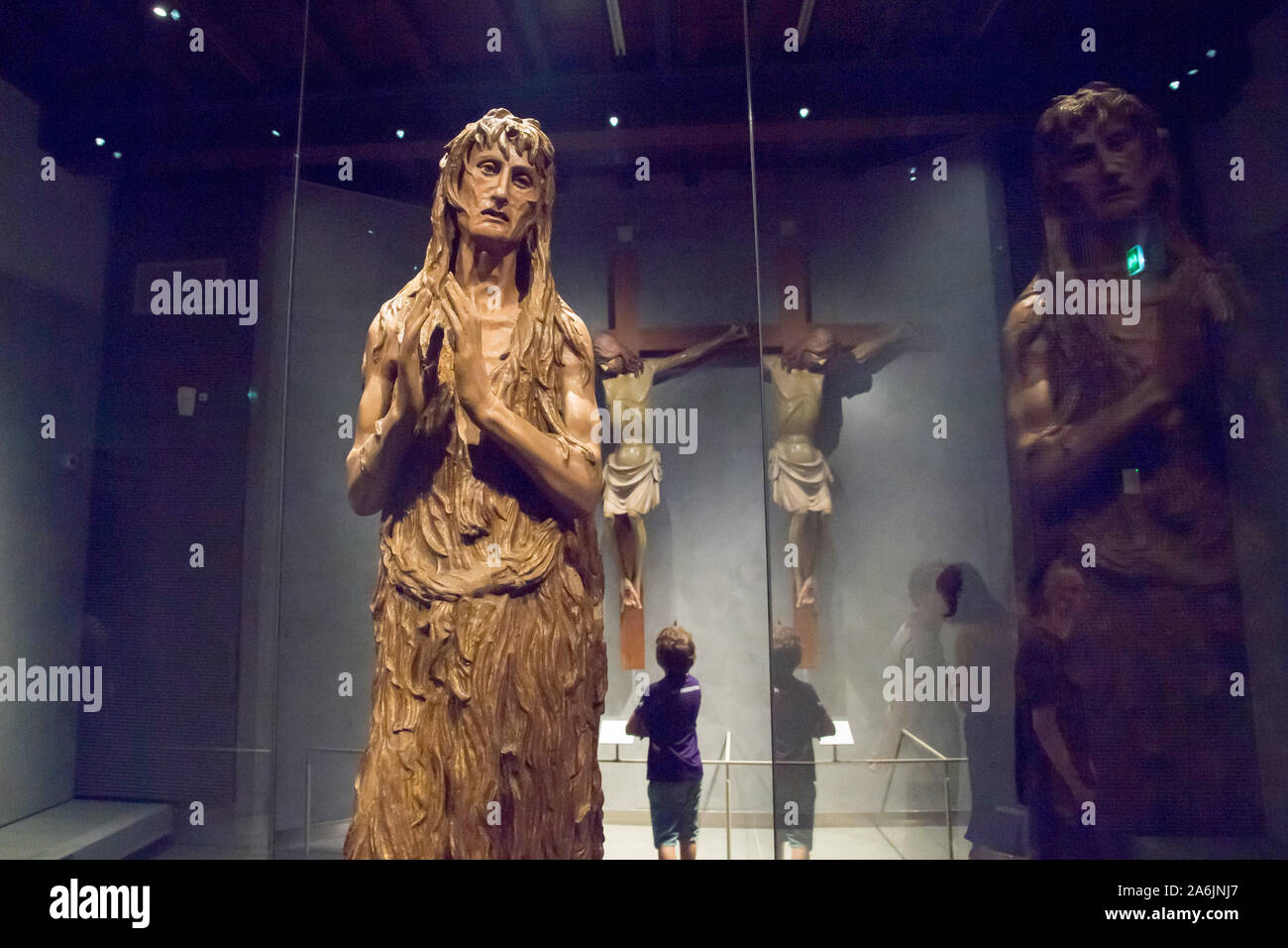 Italian Renaissance wooden Penitent Magdalene sculpture from XV century ...