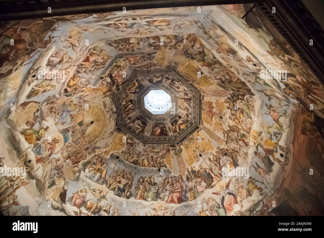 The Last Judgment Fresco By Giorgio Vasari And Federico Zuccari 1568 To