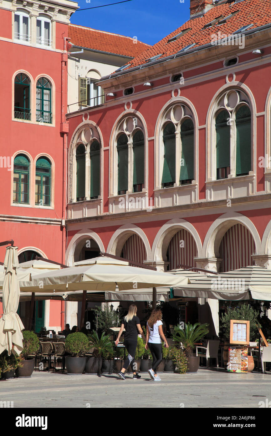 Croatia, Split, Trg Republike, Republic Square Stock Photo - Alamy