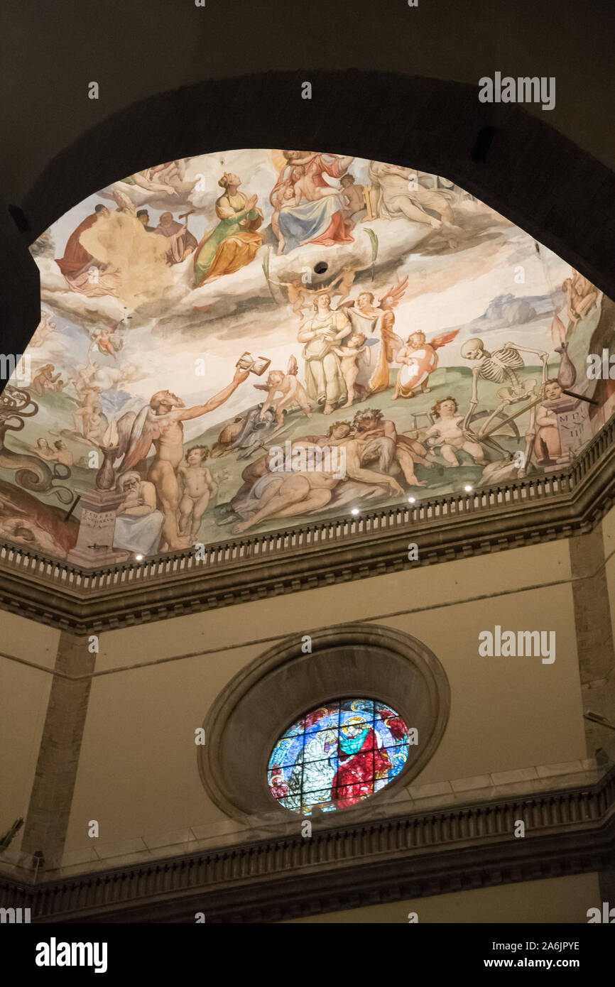 The Last Judgment Fresco By Giorgio Vasari And Federico Zuccari 1568 To