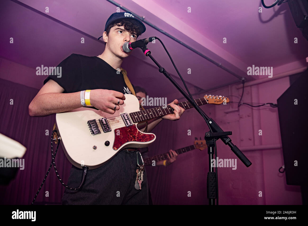 Manchester, UK. 26th October 2019. Working Men's Club perform the 2nd ...