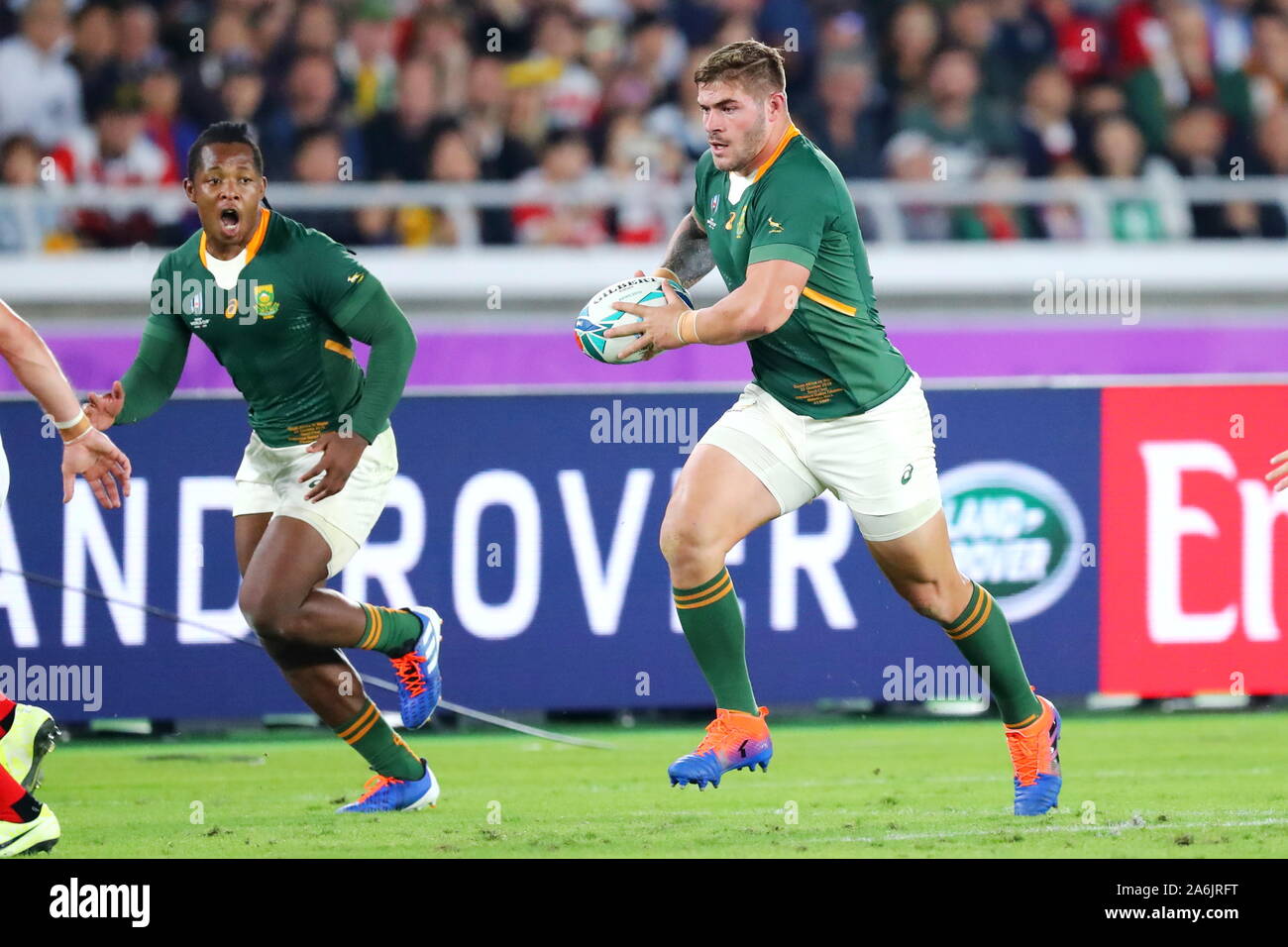 Yokohama, Kanagawa, Japan. 27th Oct, 2019. Malcolm Marx (RSA) Rugby ...