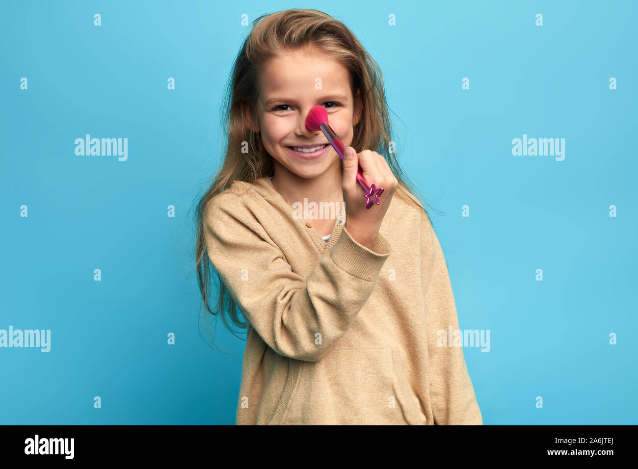 Tickling nose hi-res stock photography and images - Alamy