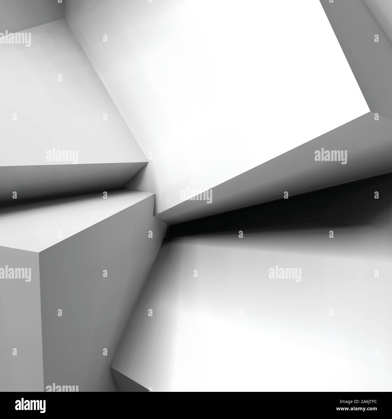 Abstract geometric background with overlapping cubes Stock Vector Image ...