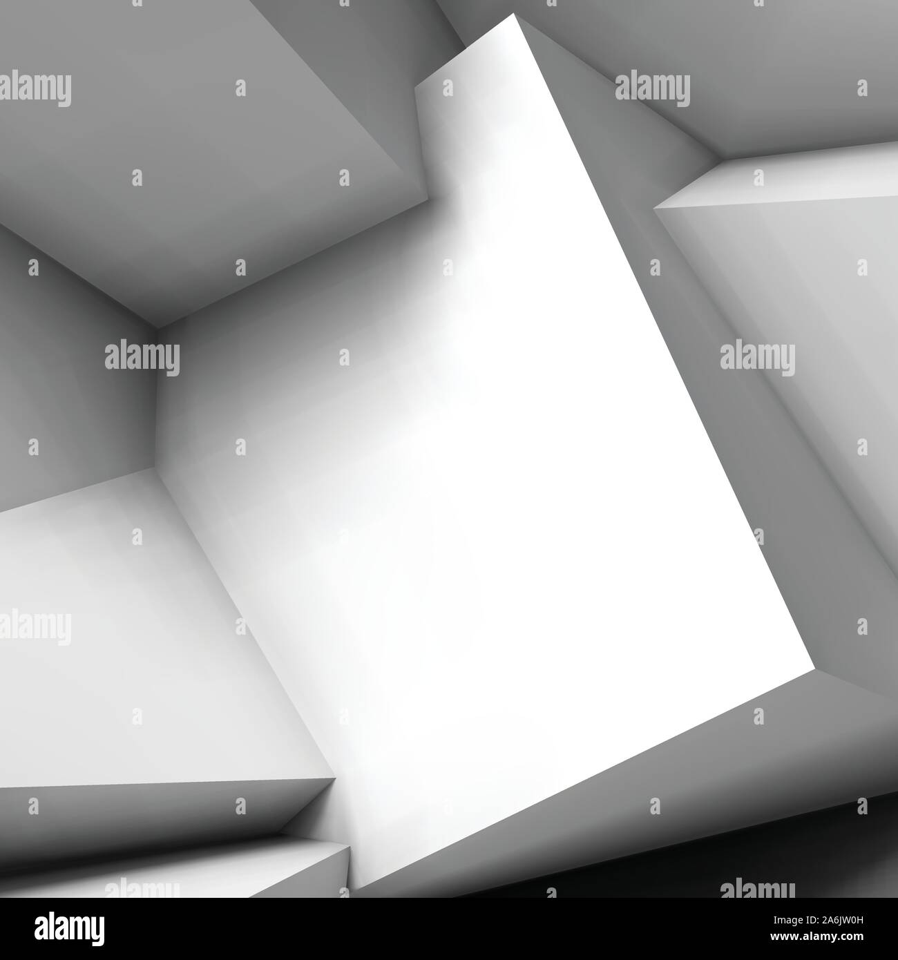 Abstract geometric background with overlapping cubes Stock Vector Image ...