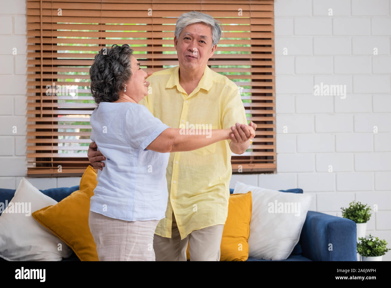 Active asian seniors hi-res stock photography and images - Alamy