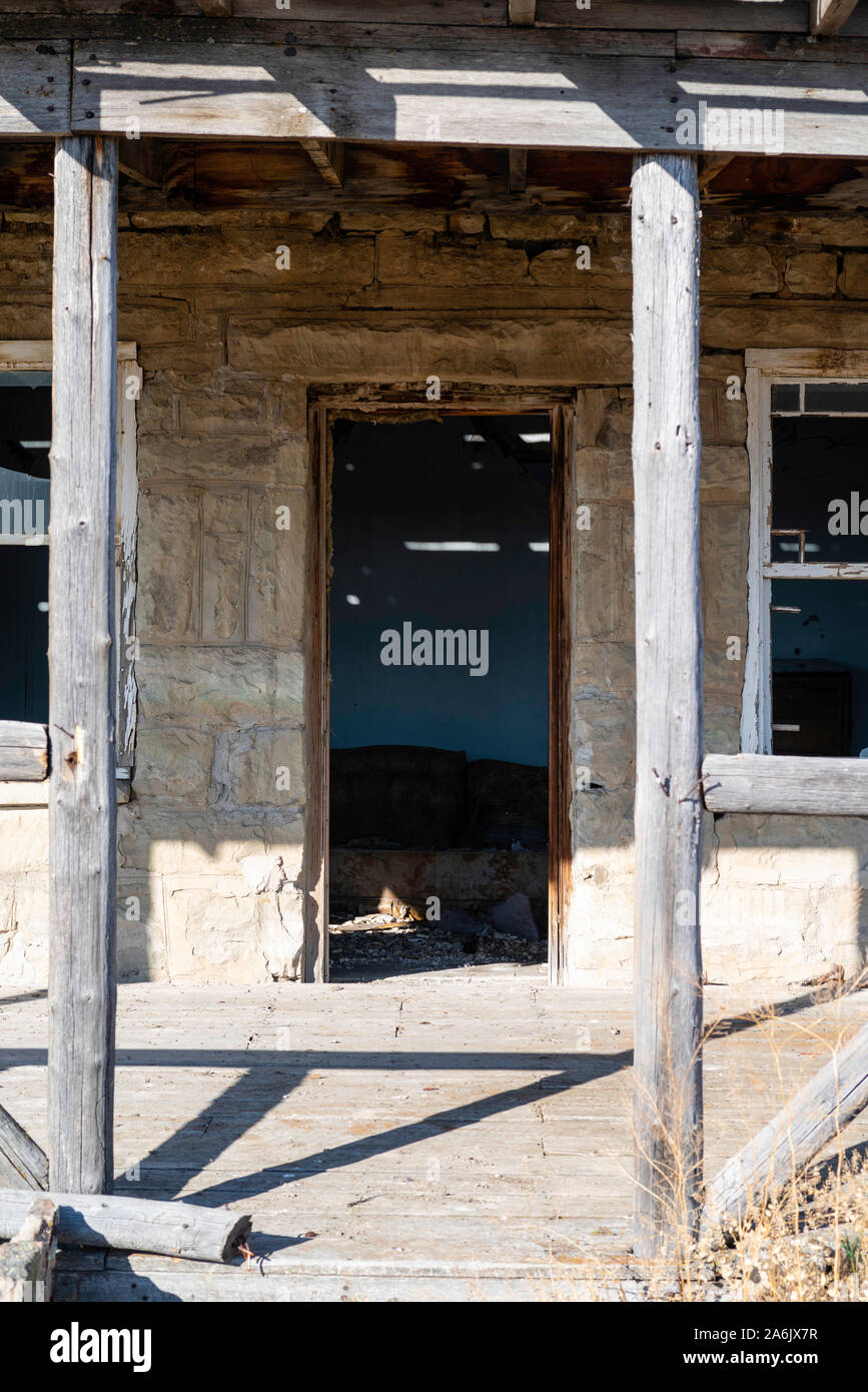 Images from an abandoned ranch (ghost town) in rural Sweetwater County ...