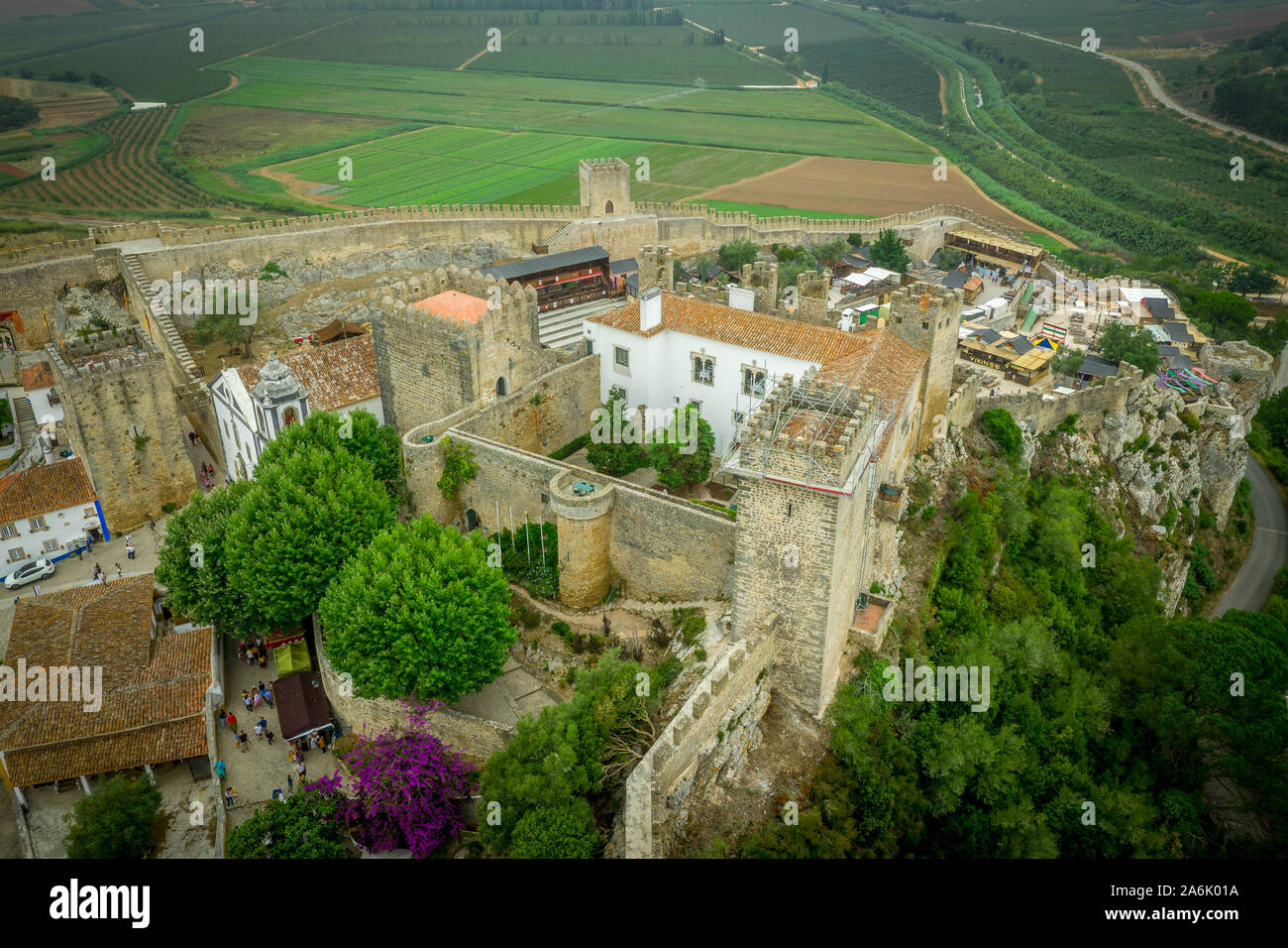 7 wonders, aerial, ancient, architecture, building, castelo de obidos ...