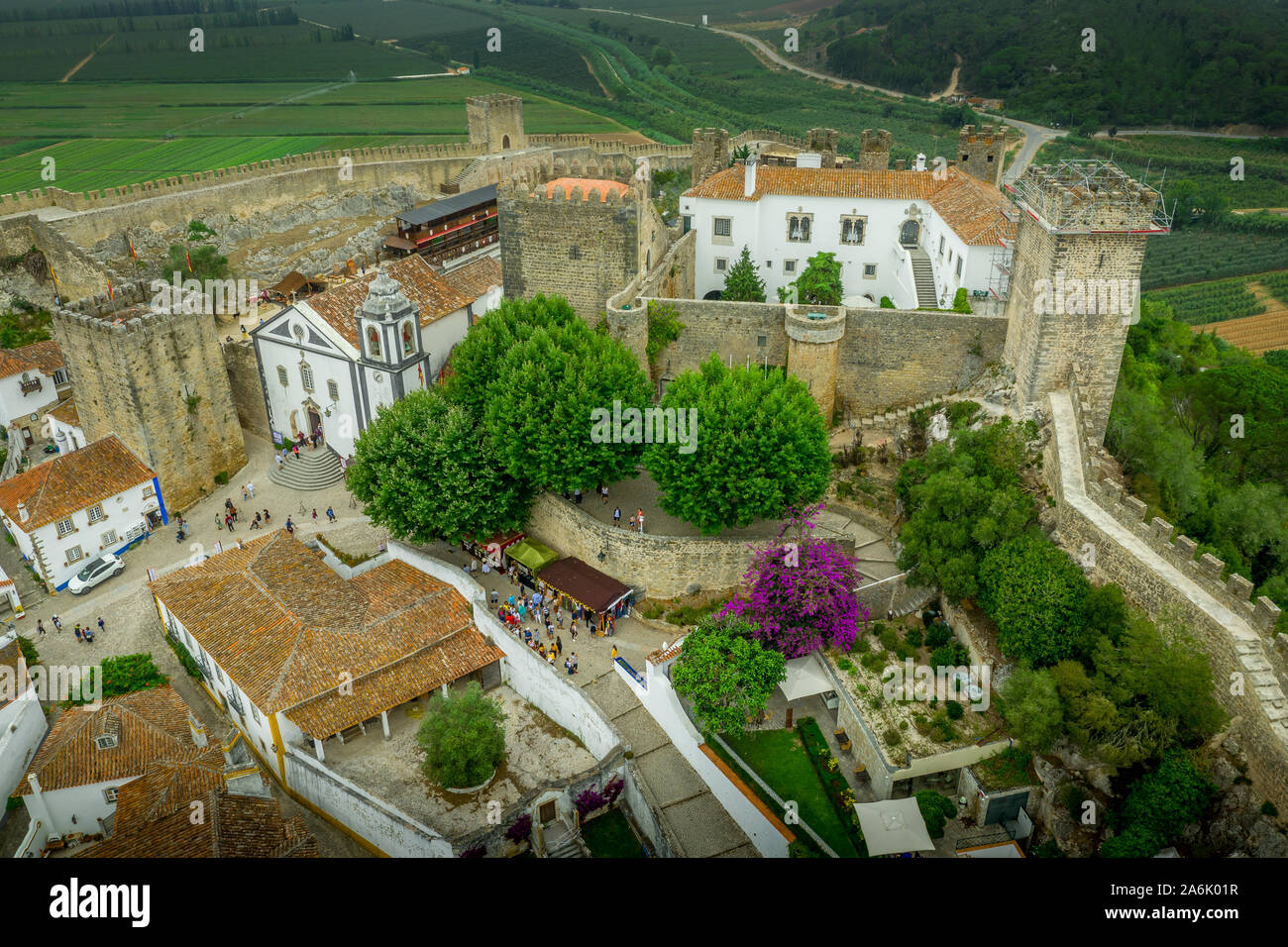 7 wonders, aerial, ancient, architecture, building, castelo de obidos ...