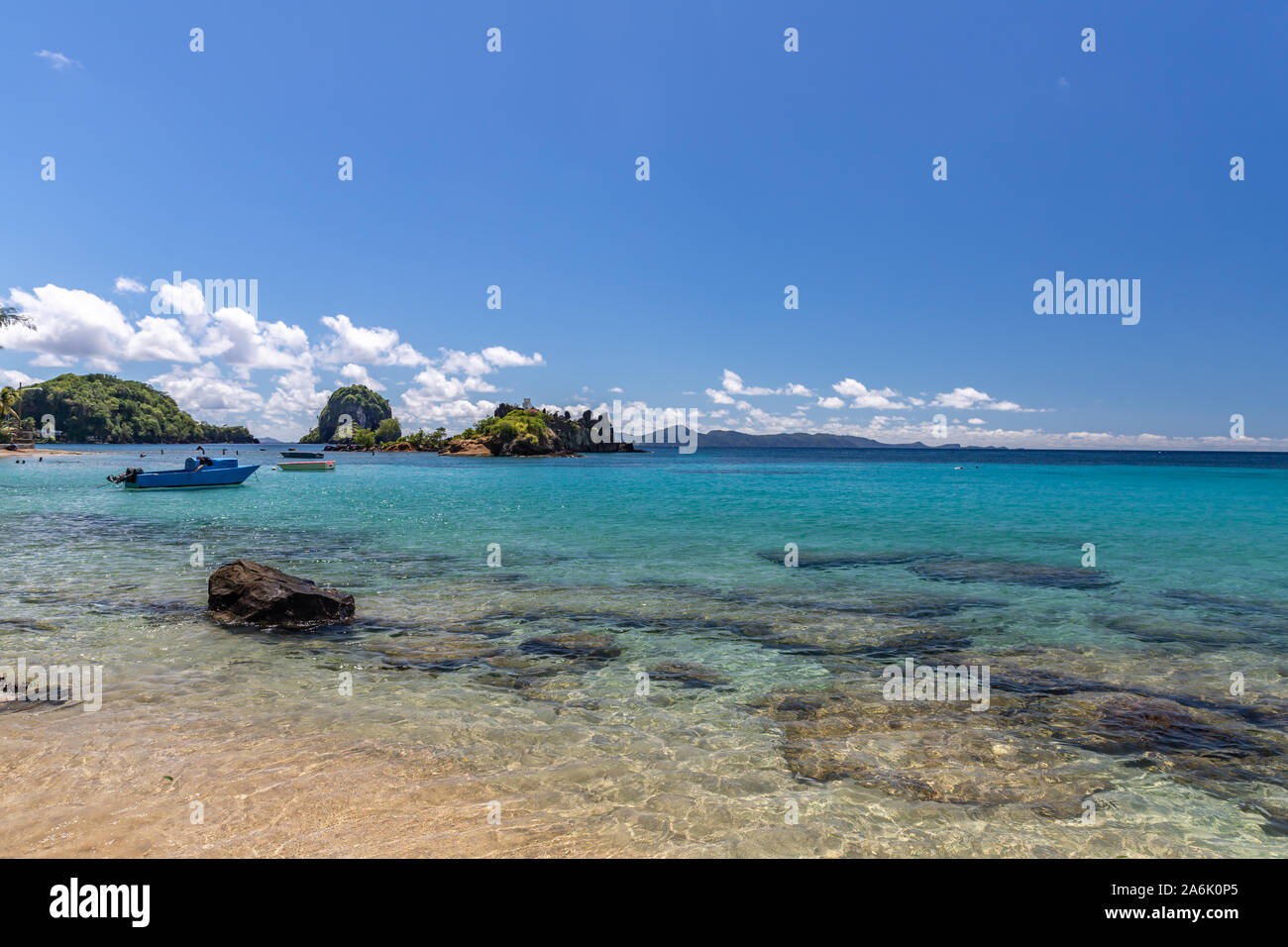 Saint Vincent and the Grenadines, Dove and Dike Islands view in Indian ...