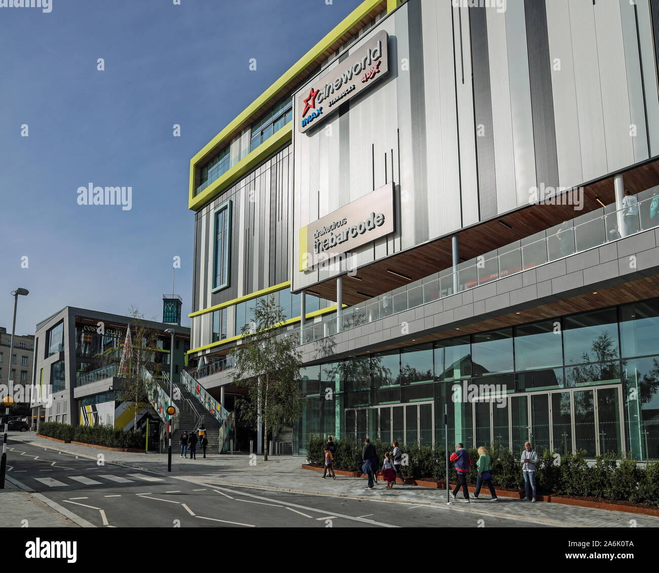 The Barcode leisure Centre at Drake’s Circus in the city centre of ...