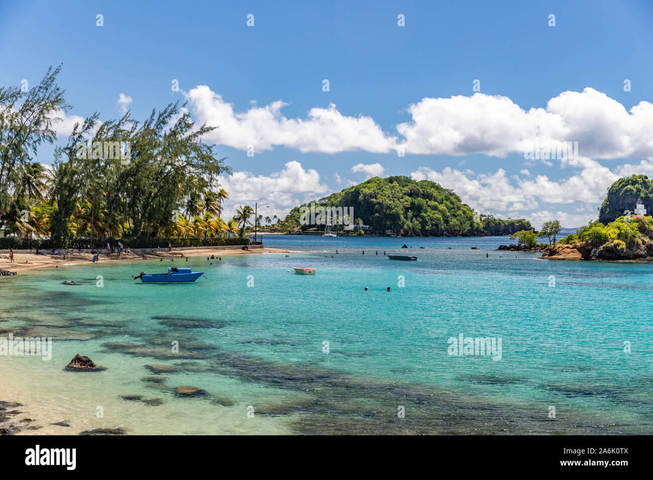 Saint Vincent and the Grenadines, Dove and Dike Islands view in Indian ...